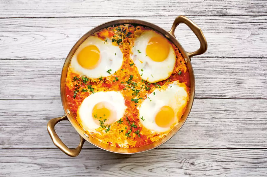 Wéi ee Shakshuka mécht: Glutenfräi Frühstücksrezept