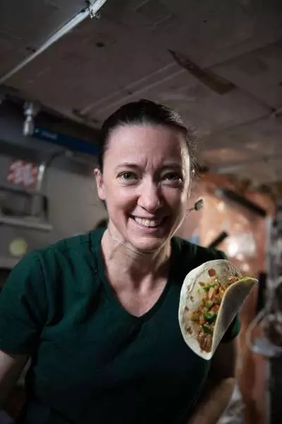 NASA-astronauten groeiden Chiles in de ruimte en maakten taco's om te vieren