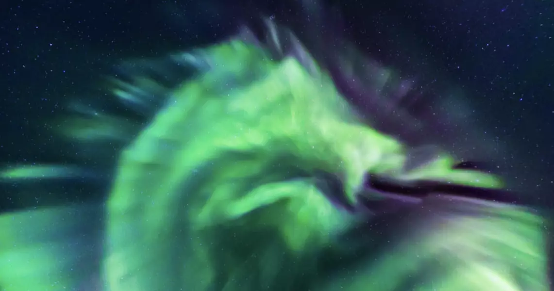 Nakuha ang Dragon Aurora sa Iceland, Nagulat ang NASA