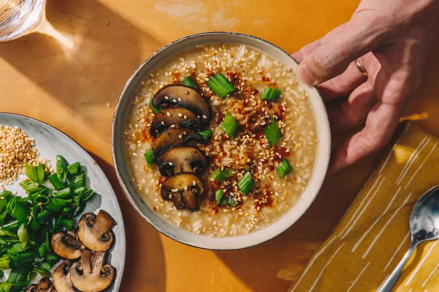 Alaisa Brown & Steel Oat Congee Recipe from Brandon Jew