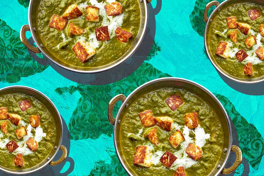 Com fer Saag Paneer vegà amb uns quants passos fàcils