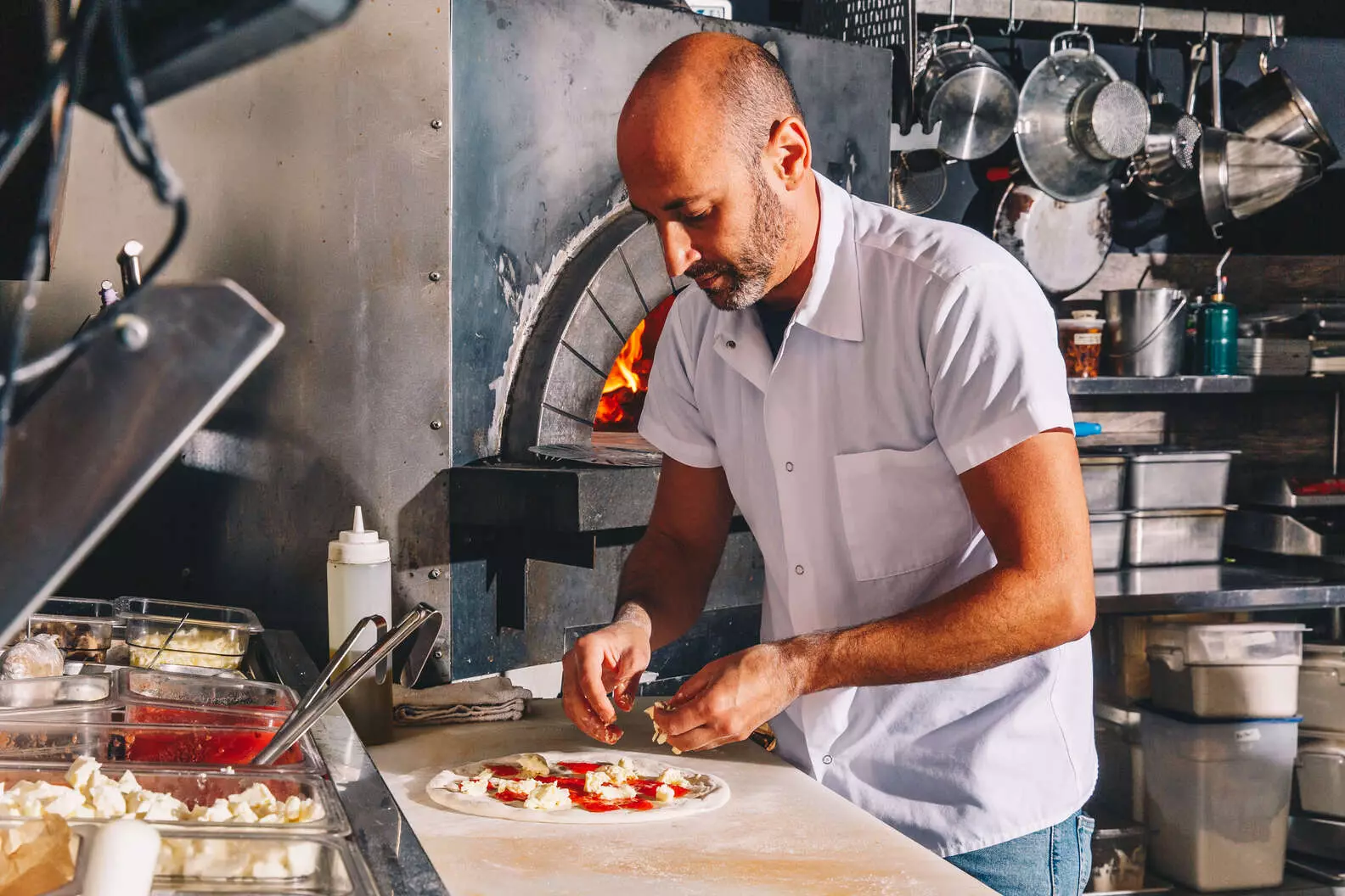 Sjef Dan Richer het 'n rubriek vir pizza-perfeksie ontwikkel 3980_1