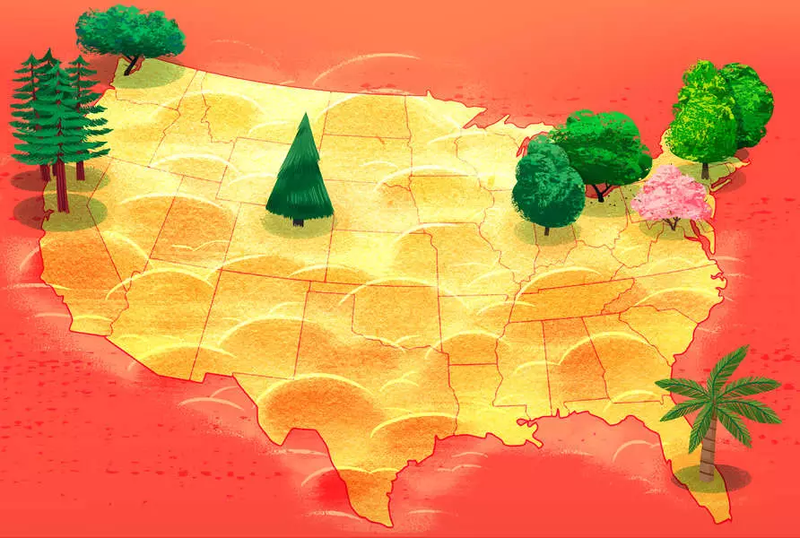 Amerikanske byer med rangeringer for å bekjempe klimaendringer