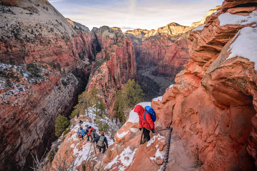 Die besten Aktivitäten im Zion National Park im Winter