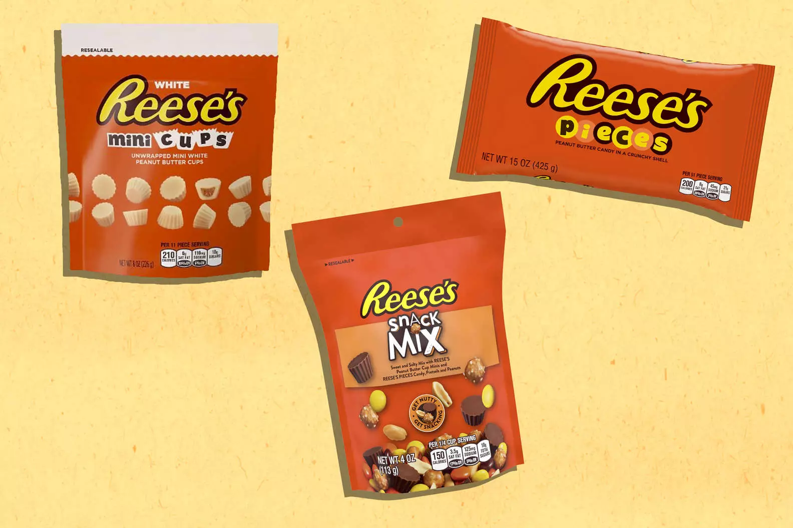 Zoo tshaj Reese's Candy: Txhua Reese's Peanut Butter Product, Ranked 4537_3