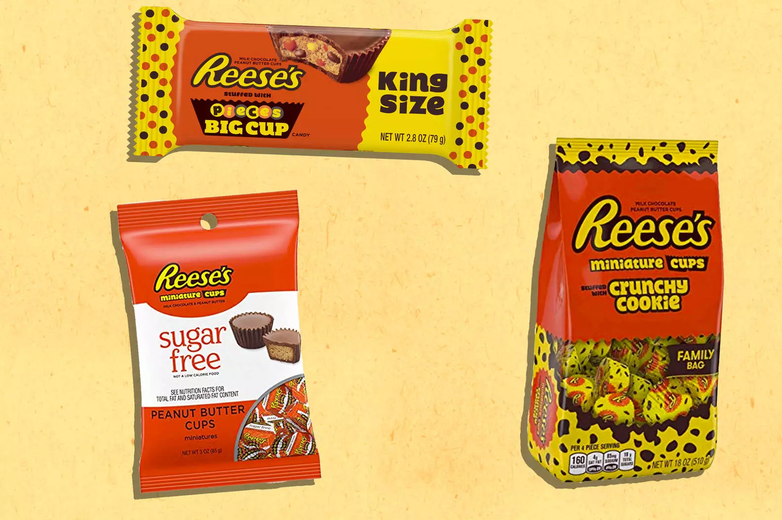 Zoo tshaj Reese's Candy: Txhua Reese's Peanut Butter Product, Ranked 4537_8