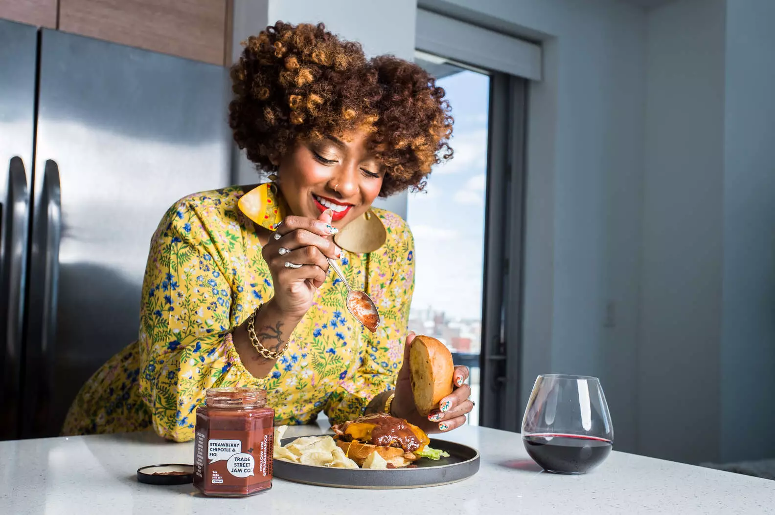 Ashley Rouse comparte a súa receita sinxela de mermelada de chia e laranxa de arándanos 4628_2