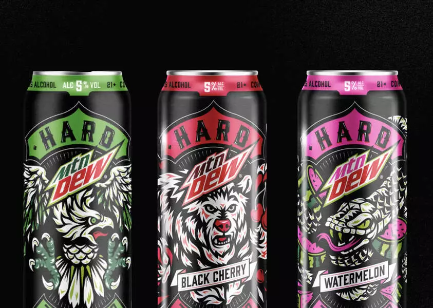 Hard MTN Dew: новий напій із трьома смаками та 5% міцності