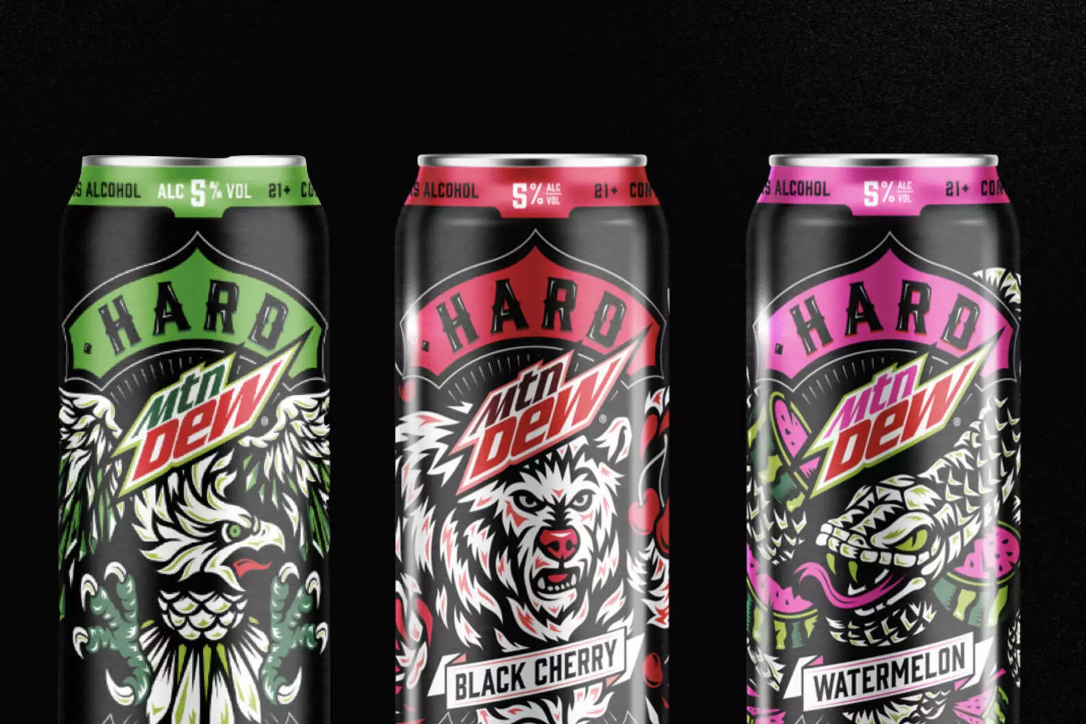 Hard MTN Dew: новий напій із трьома смаками та 5% міцності 4685_1