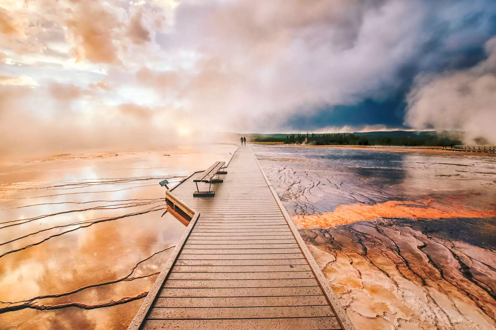 Grand Prismatic Spring, explicado: por que a fonte termal é tan colorida? 4864_4