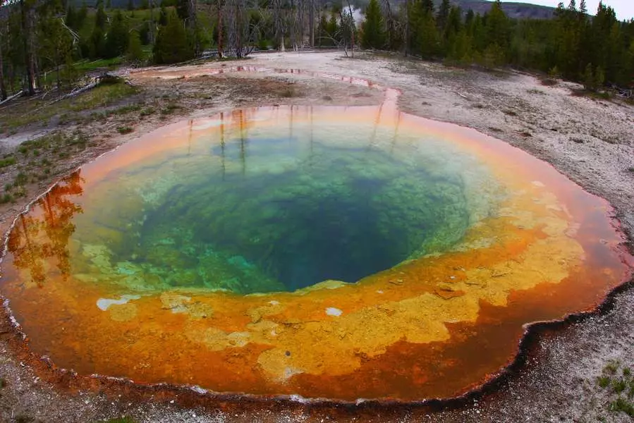 Yellowstone National Park Cov neeg ncig tebchaws tuag thaum lub pas dej kub da dej hauv pas dej