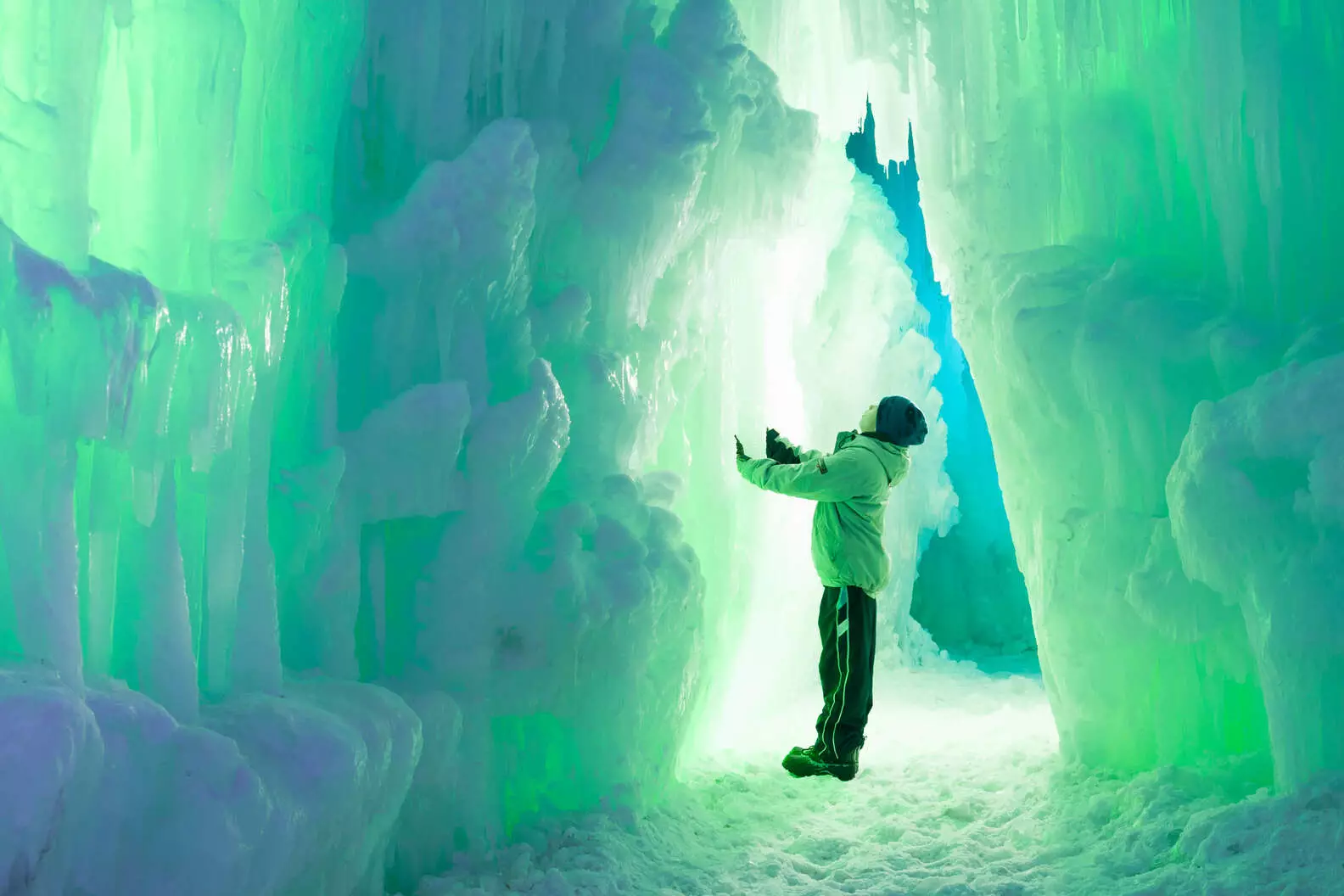 Nije Frozen Ice Castle Attraksje iepent yn Upstate New York 4991_2