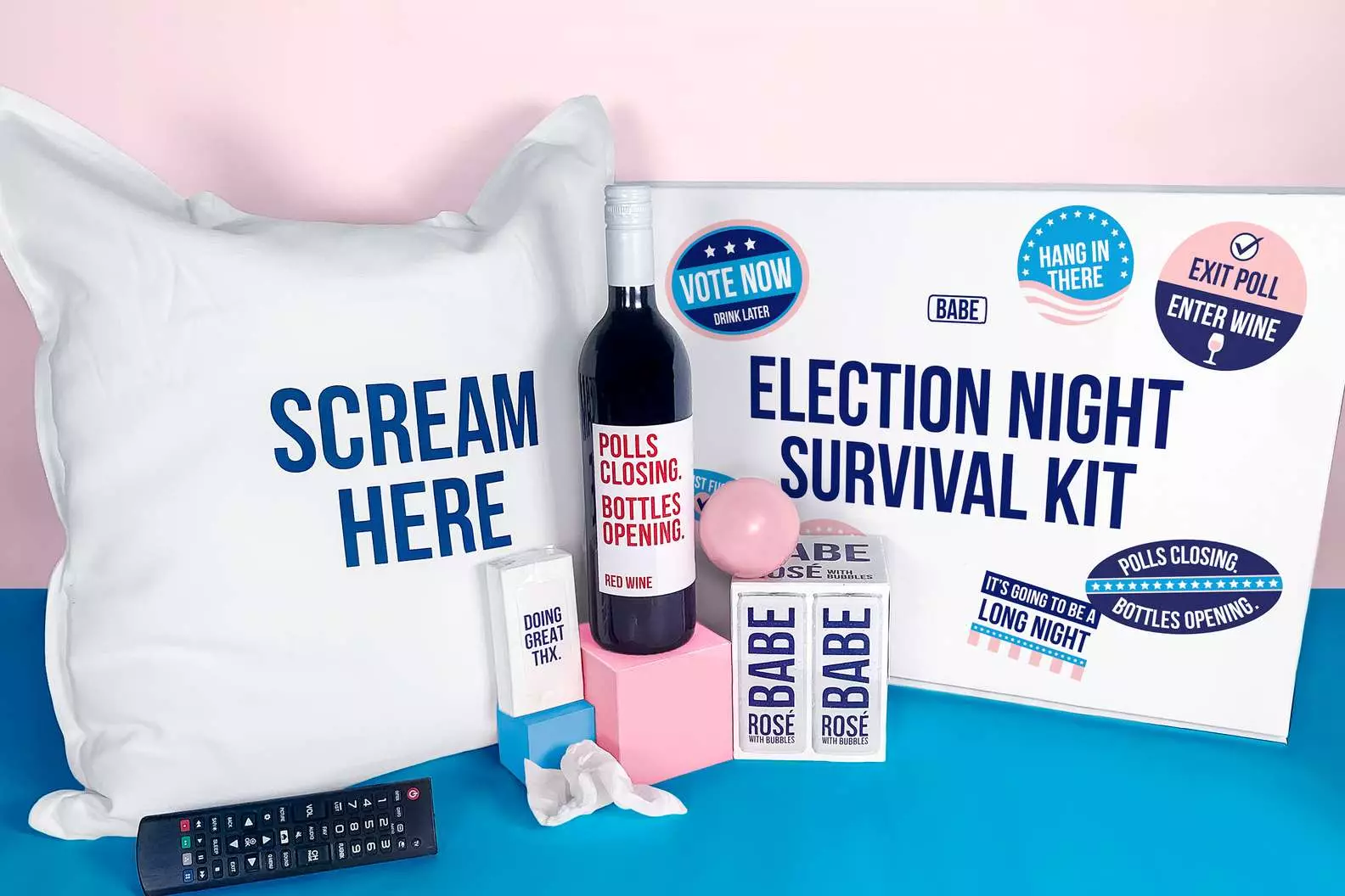 Babe Wine Survival Kit for Election Night 2020: Alt du trenger 54094_1