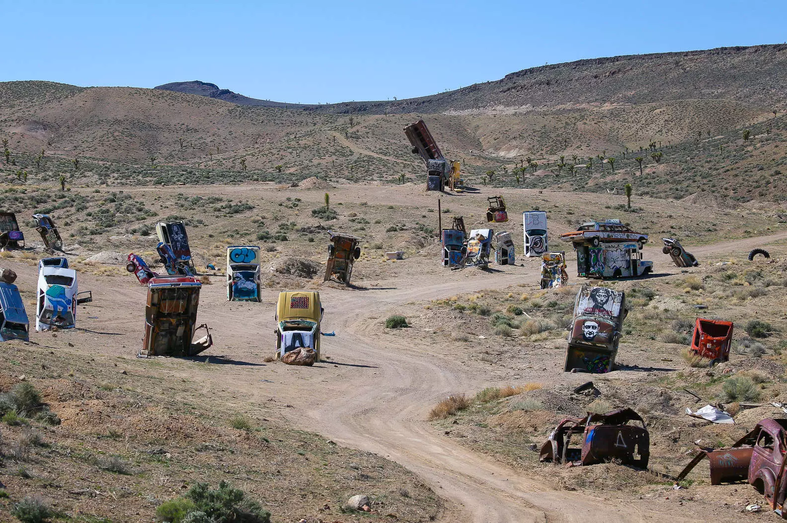 Nevadadagi yo'l bo'yidagi g'alati diqqatga sazovor joylar: magistralda to'xtash joylari 58_8